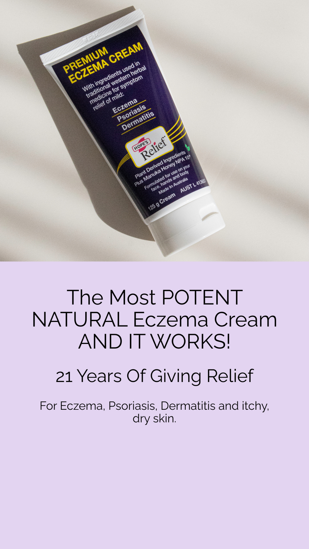 Hope’s Relief - Proven Steroid-Free Skincare for Eczema & Psoriasis ...